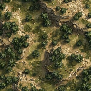 Battlemap Series: RPG Assorted Wilderness Maps Dnd Pathfinder or Any ...