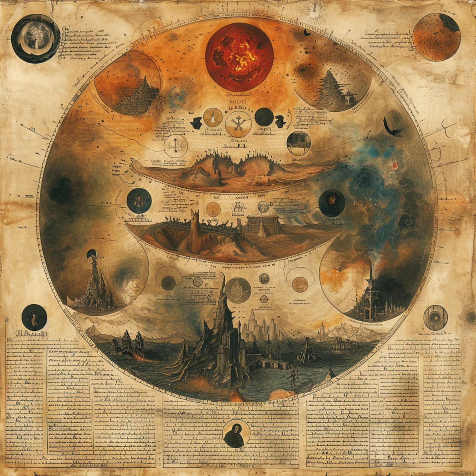 Cosmology, Dnd, Call of Cthulhu, RPG Gaming Asset, Ancient Evil Book ...