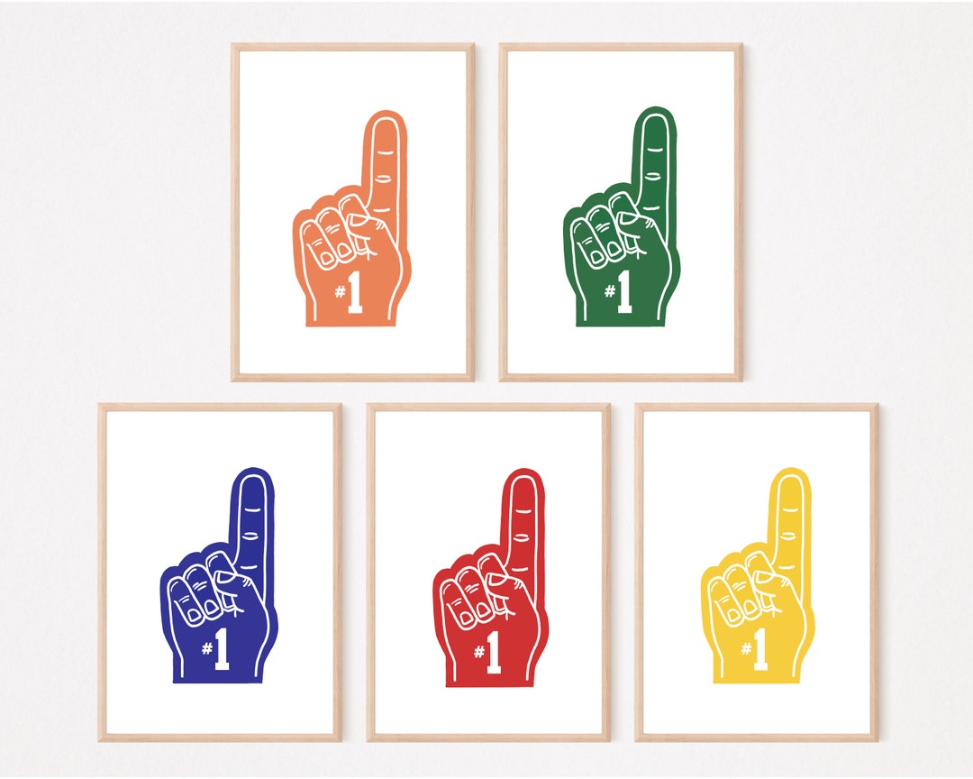 Digital Download 8x10 Print. Sport Number 1 Fan Instant Download. Boys ...