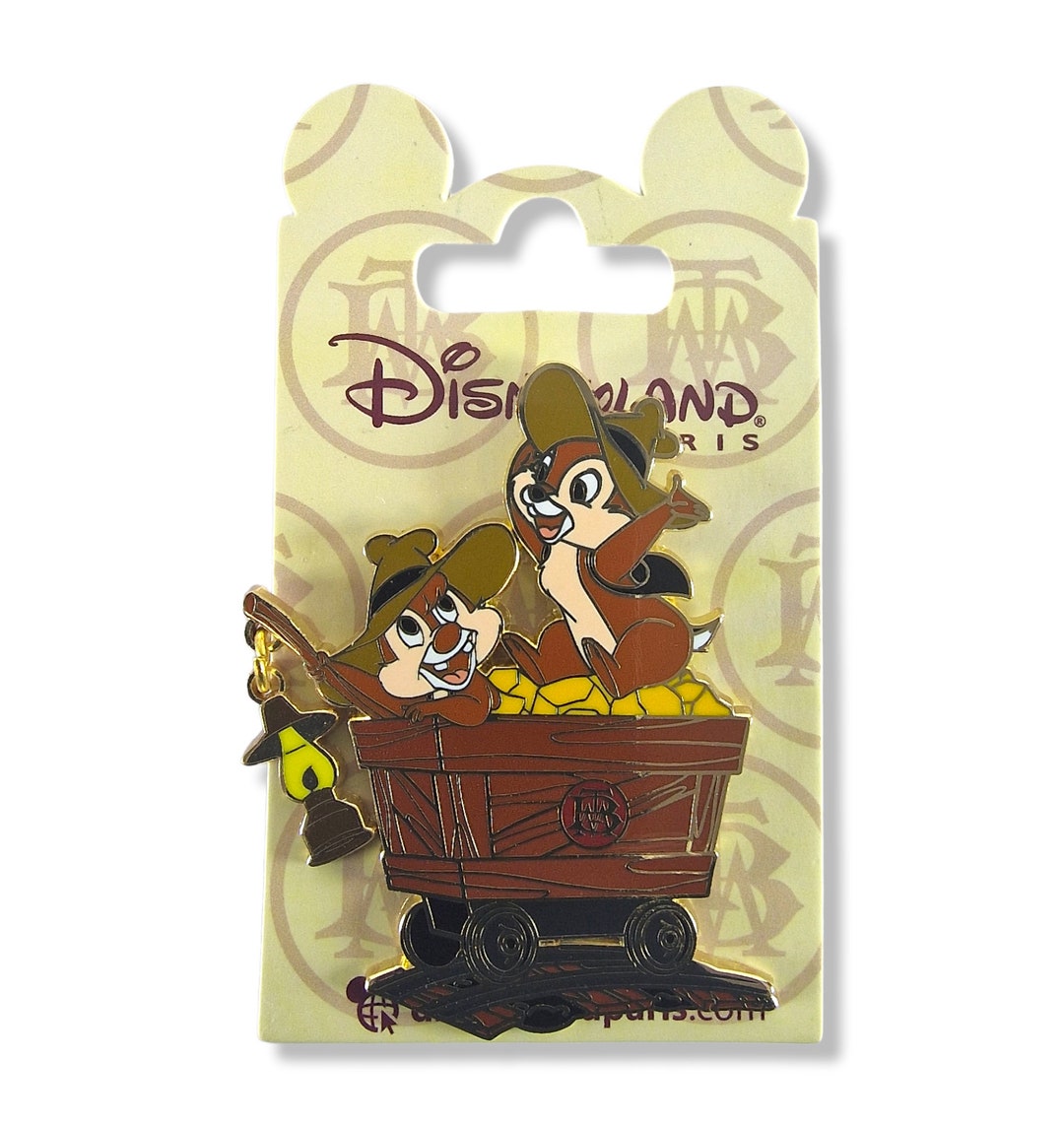 Disneyland Paris © Chip & Dale Official Disney© Pin Hard Enamel - Etsy