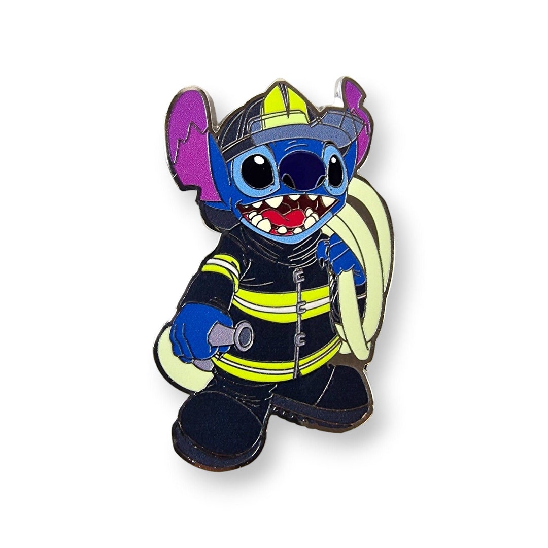 Fa. LILO & STITCH, fireman Fantasy Disney Pin, Limited Edition 30 U ...