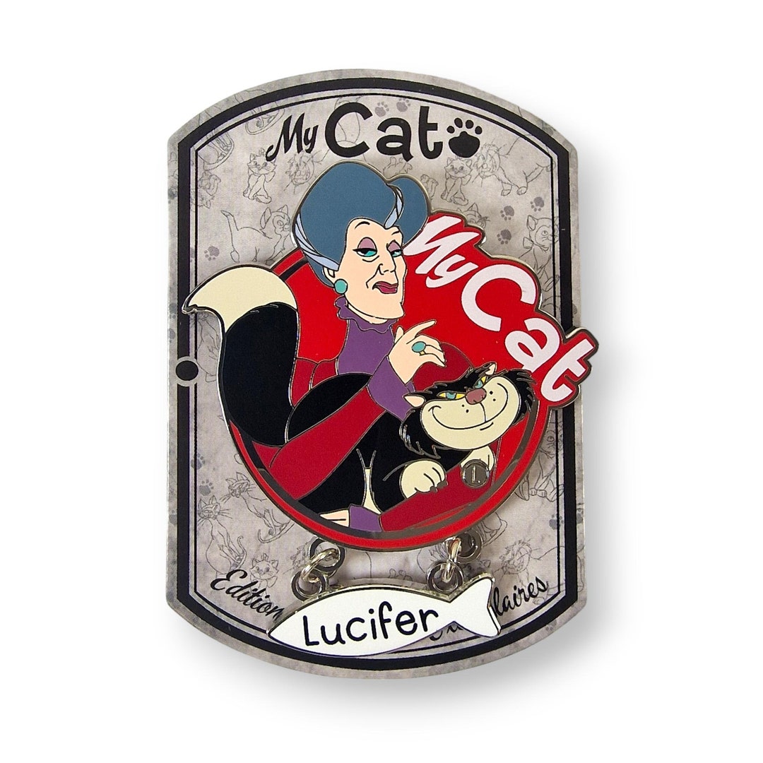 Fa. LUCIFER MY CAT Pin Disney Cinderella Disney Limited Edition 700 U ...