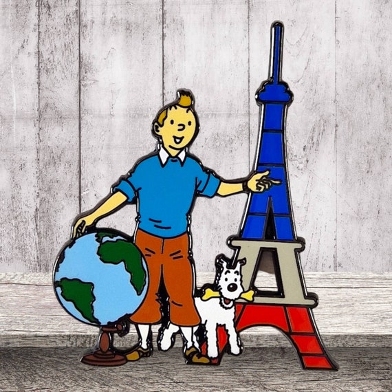 TINTIN in Paris Tour Eiffel Fantasy Pin Limited E. 30 Pins - Etsy