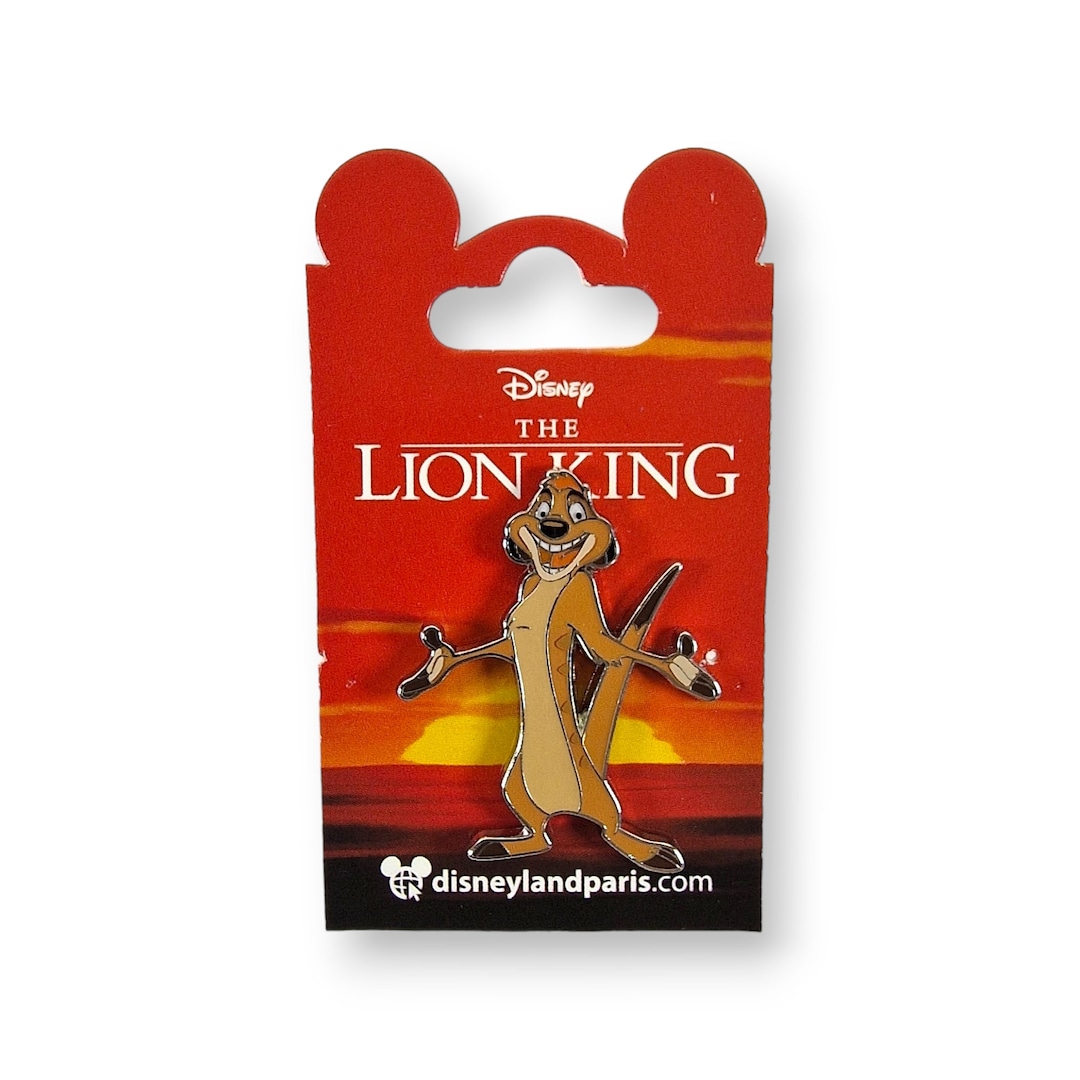 TIMON Disneyland Paris Lion King Official Disney Pin Hard Enamel - Etsy
