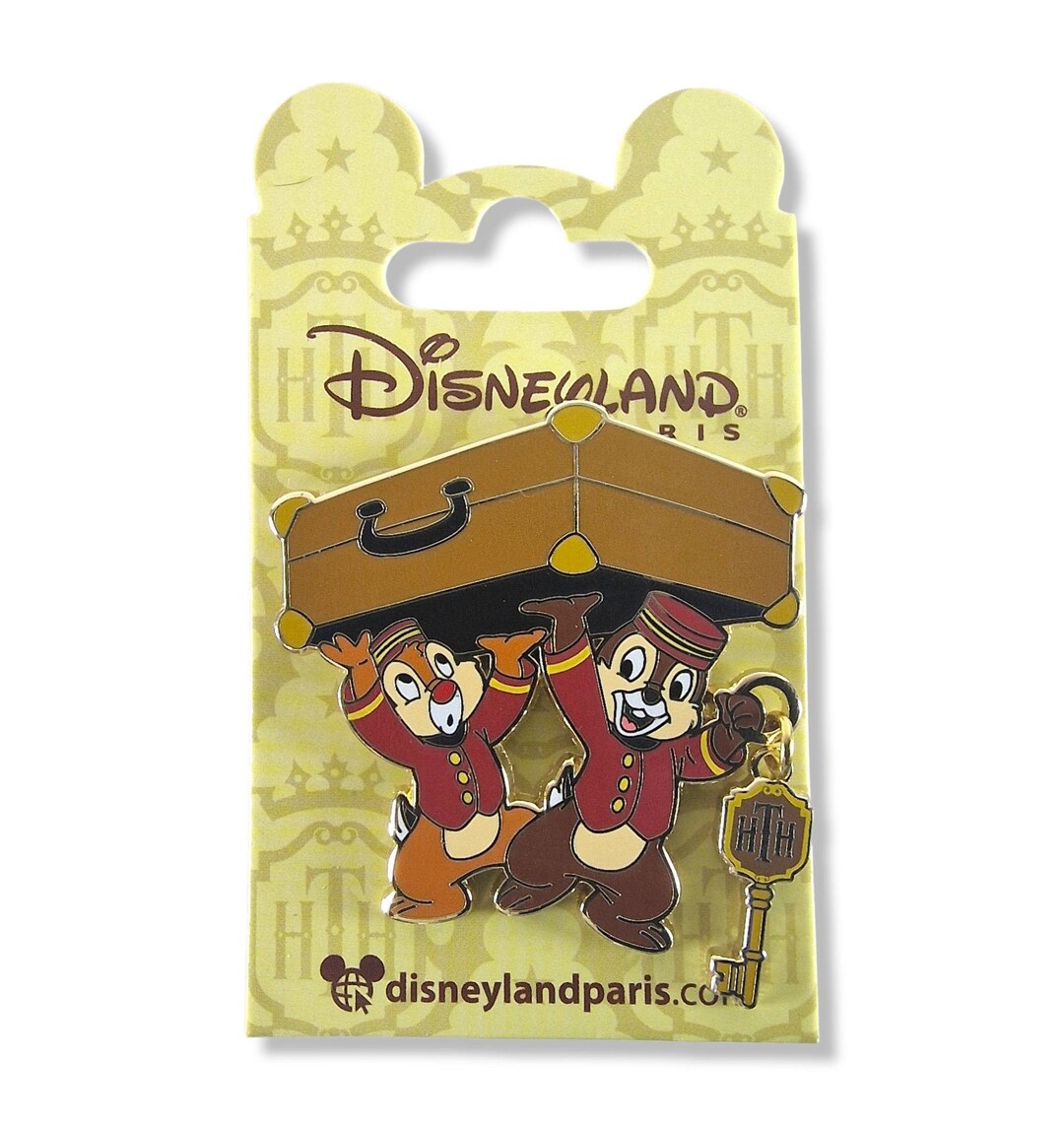 Disneyland Paris © Chip & Dale Official Disney© Pin Hard Enamel - Etsy