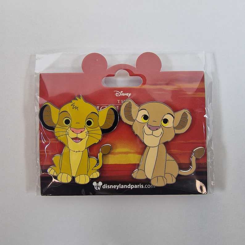 Lion King Simba And Nala Oe 2023 Disneyland Paris Official Disney Pin Hard Enamel Etsy