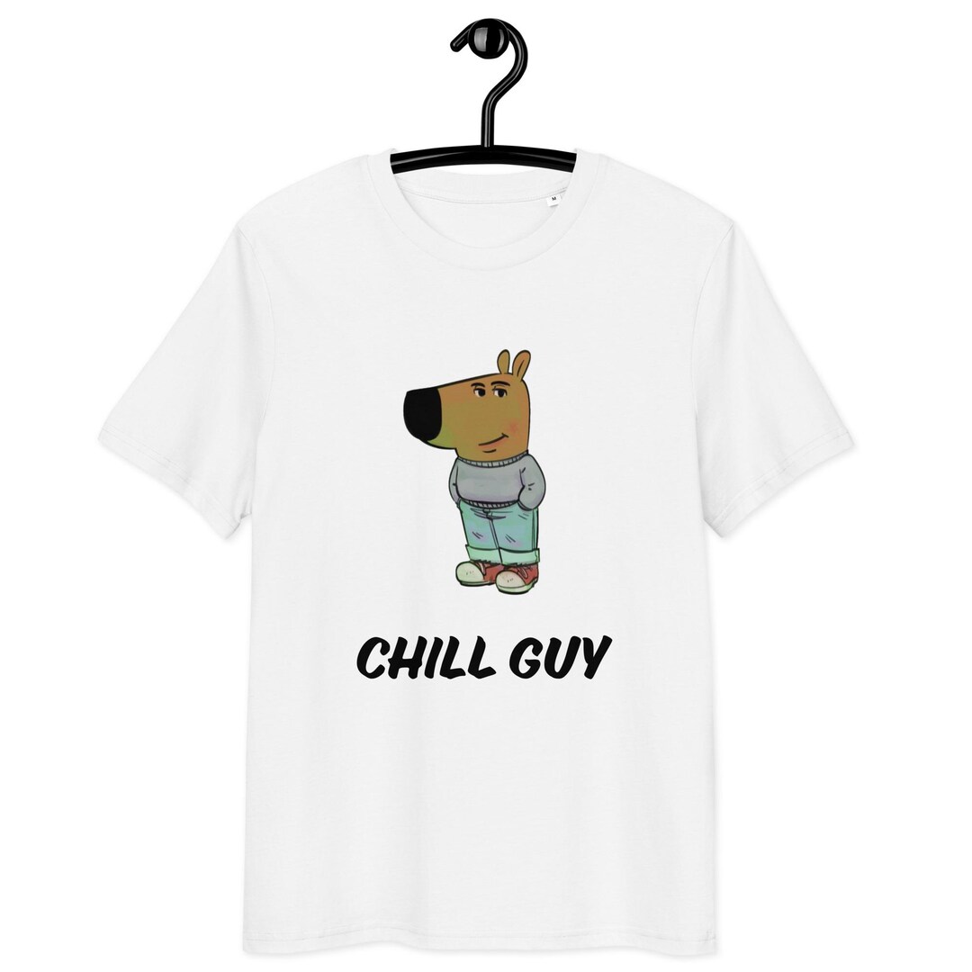 Chill Guy Shirt, Viral Cartoon Dog Meme Shirt, Tiktok T-shirt, Unisex ...