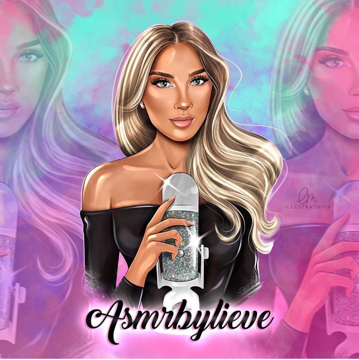 Singer Logo Design, Cartoon Logo Design, Singer Portrait, Professional ...
