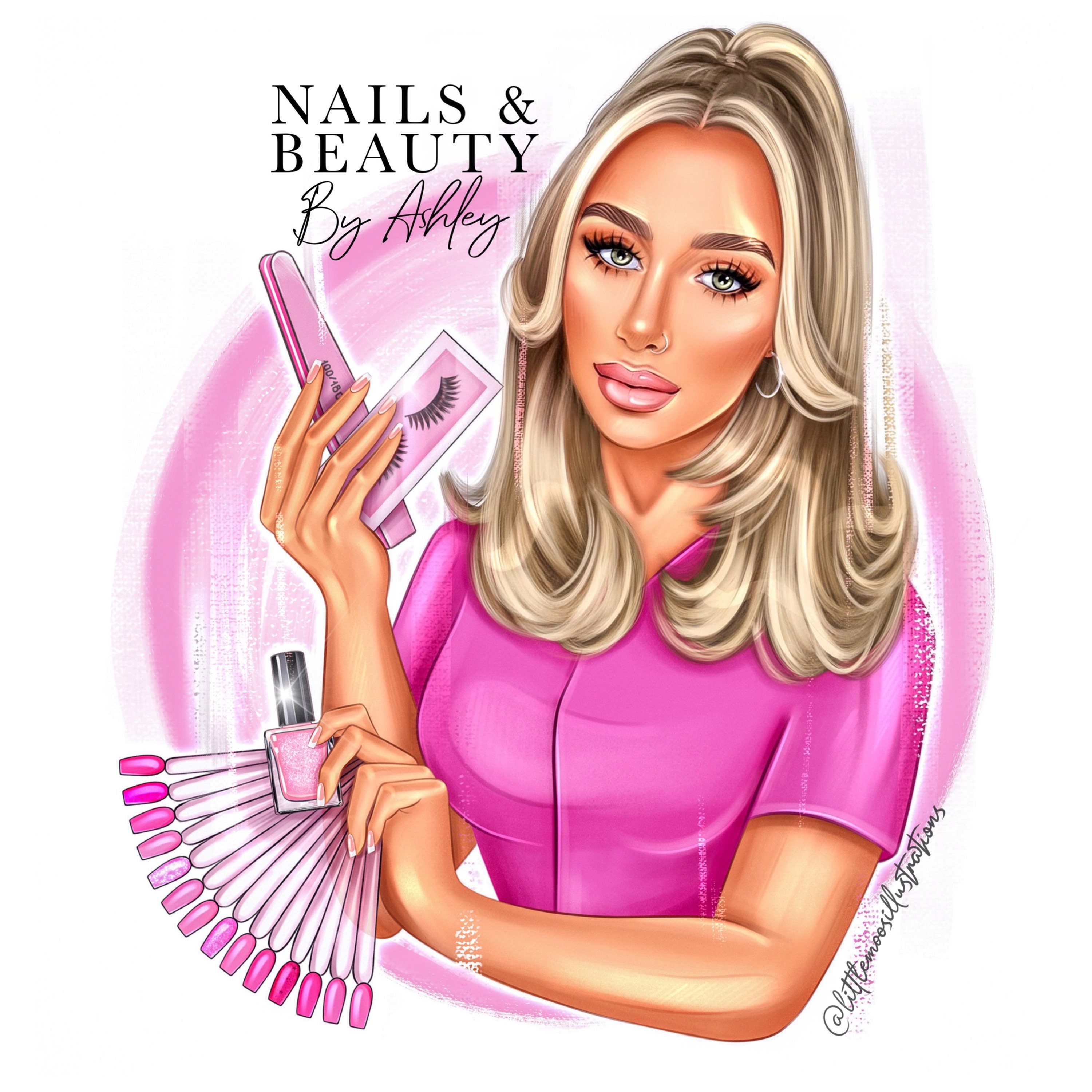 Nail Logo, Nail Tech, Nail Artist Logo, Logo Design, Nail Technician ...