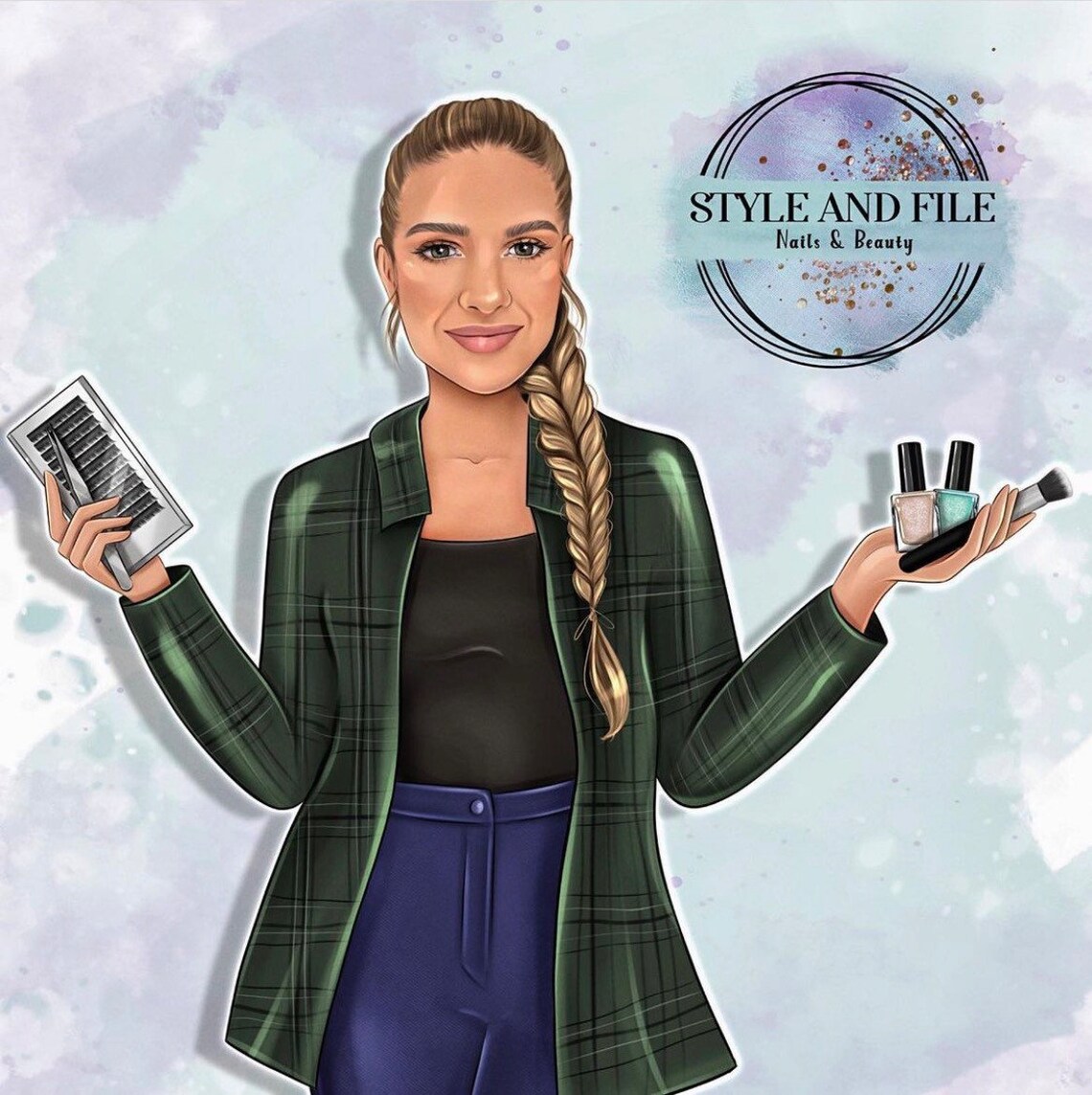 Nail Logo, Nail Tech, Nail Artist Logo, Logo Design, Nail Technician ...