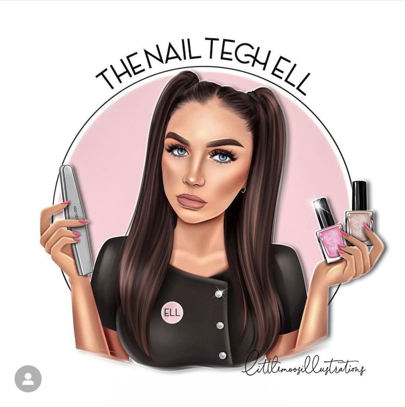 Nail Logo, Nail Tech, Nail Artist Logo, Logo Design, Nail Technician ...