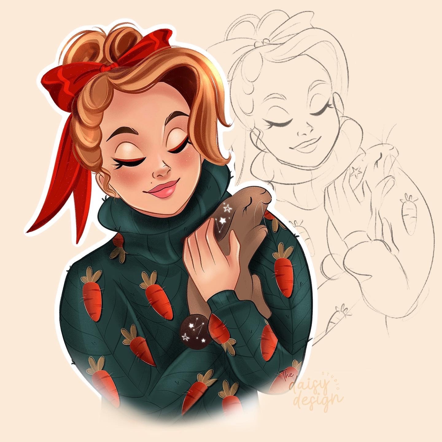 Caricatura de dibujos animados, retrato de estilo disney, caricaturas ...