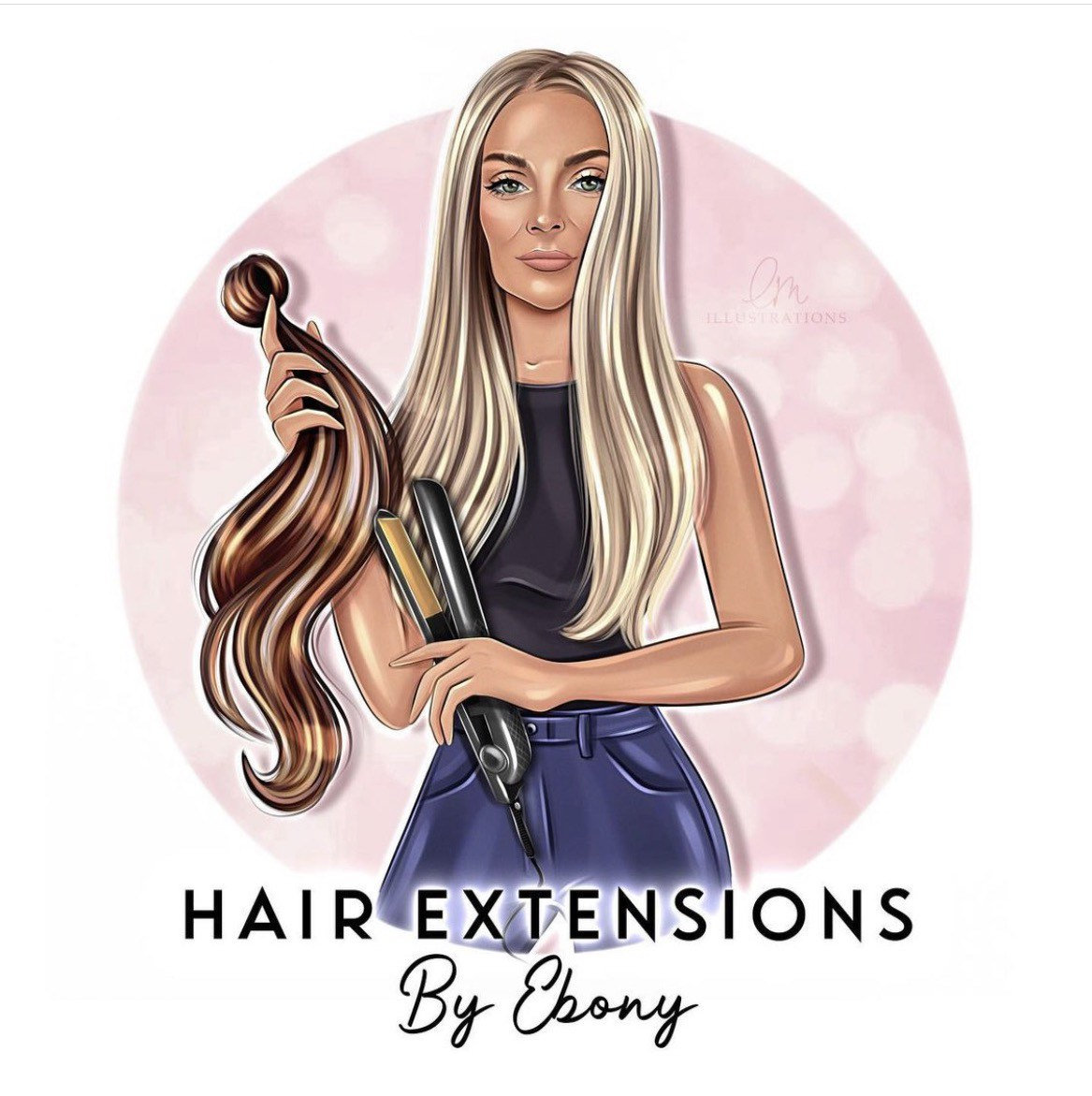 Hairdresser Logo,hair Designer Logo,hair Stylist Logo,hair Extension ...