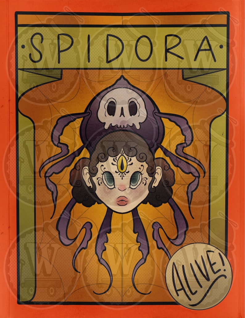 8x10 Circus Sideshow/freakshow Art Prints 6 Different Designs - Etsy