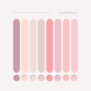 Cold Winter Palette, Digital Planner Color Swatches, Design Ideas Color ...