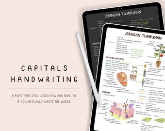 Handwritten Font Set for Digital Planner and Student Note Taking ...