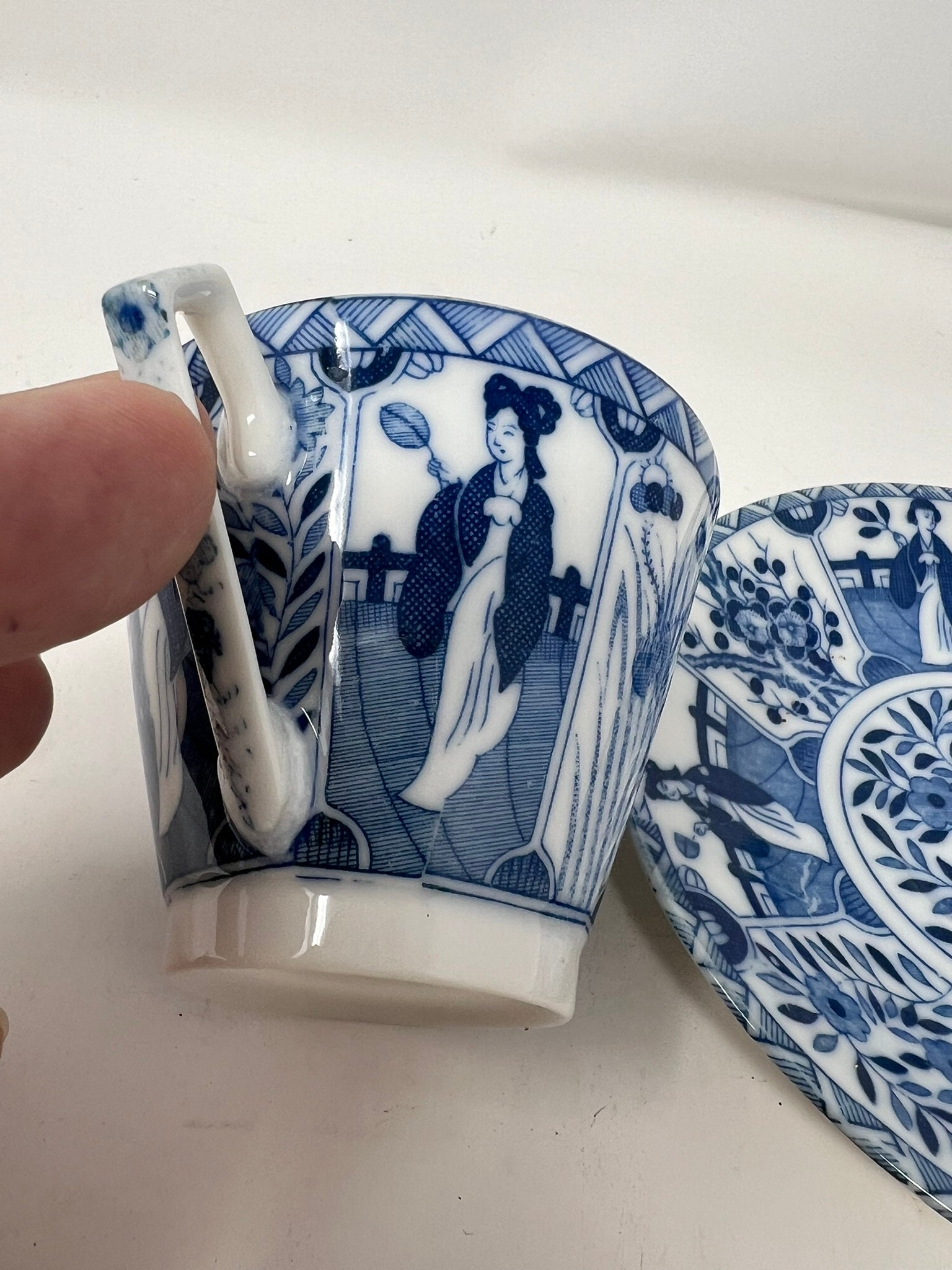 Chinese Antique Export Porcelain Tea Cup & Plate Set 5 W DC073 - Etsy