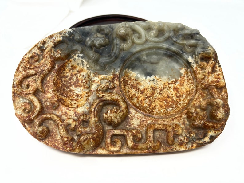 Chinese Vintage Antique Reproduction Soft Jade Ink Well 8 L MD01 - Etsy