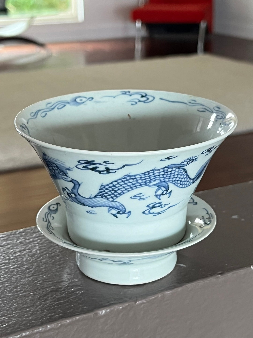 Chinese Antique Porcelain Tea Cup With Plate 5 W DC129 - Etsy