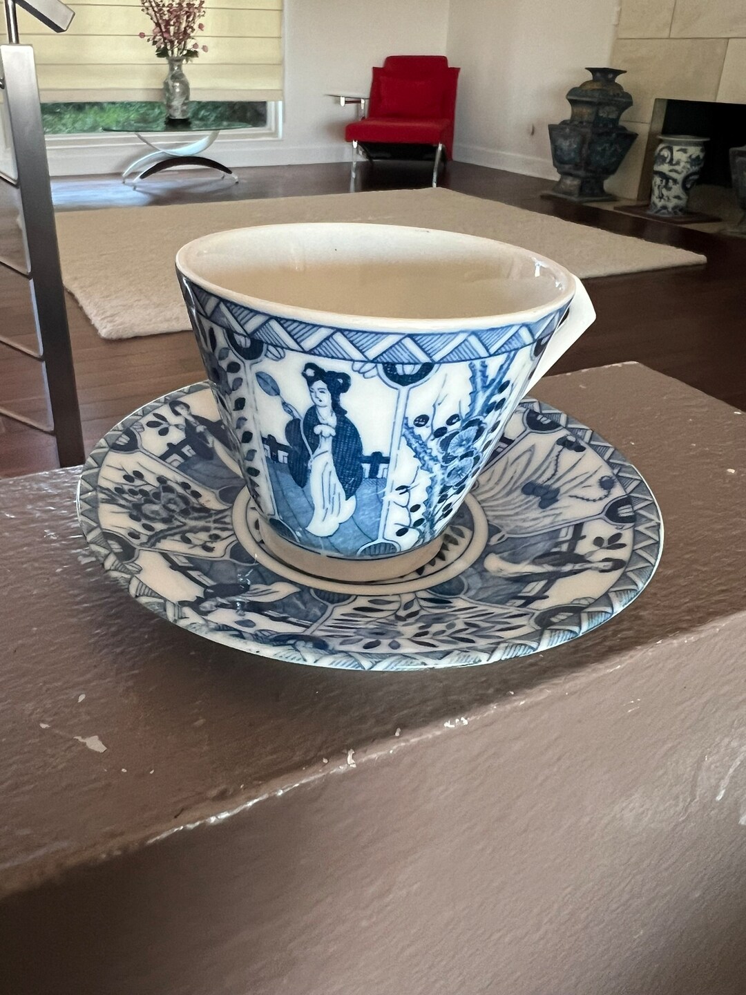 Chinese Antique Export Porcelain Tea Cup & Plate Set 5 W DC073 - Etsy