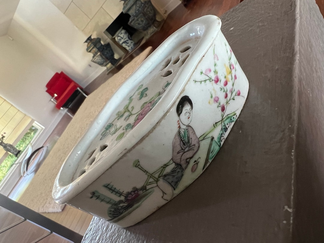 Chinese Antique Porcelain Cricket Box republic Era 4.5 L MD930 - Etsy