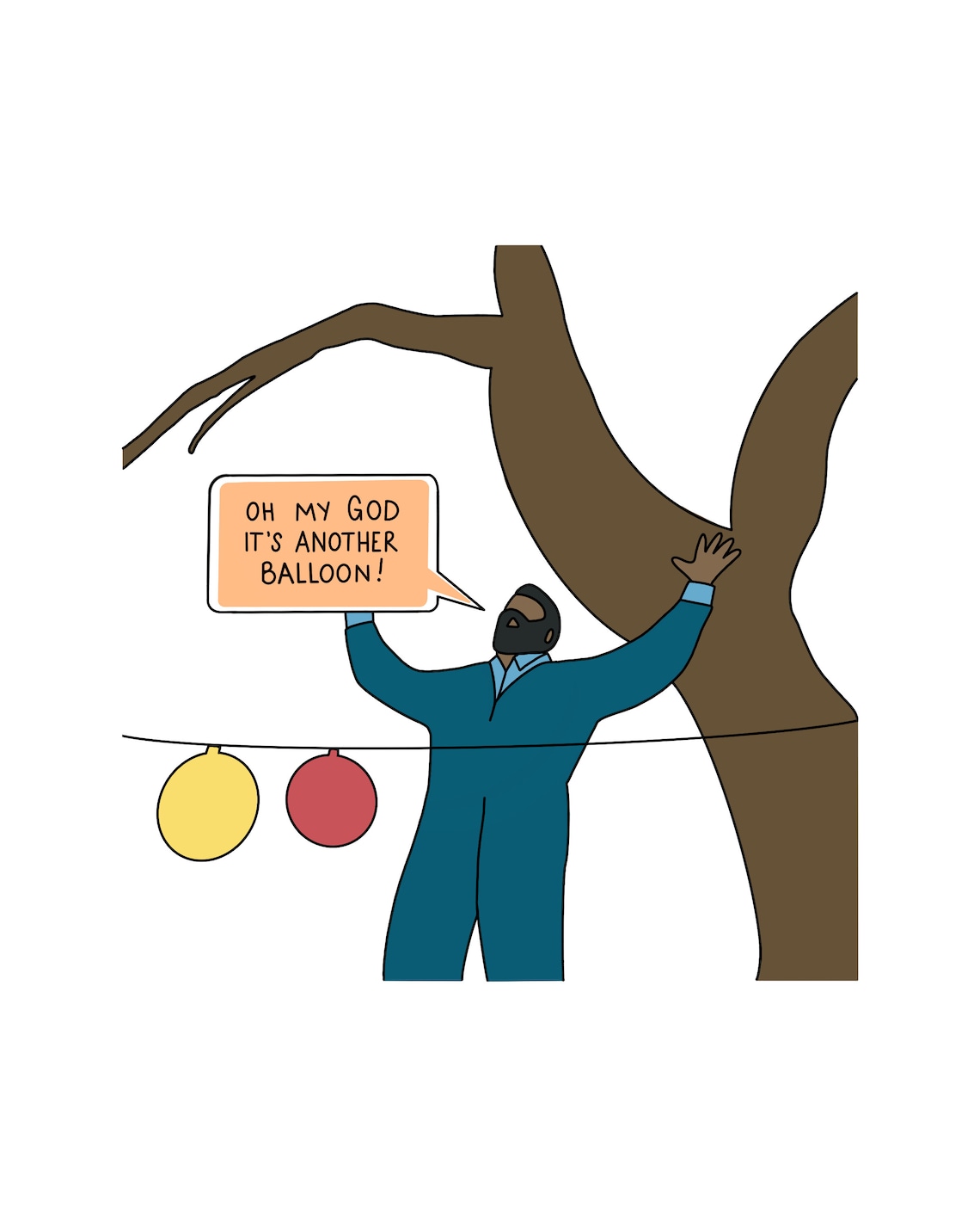 Taskmaster Card 5x7 - Digital Download - Tree Wizard - Romesh ...