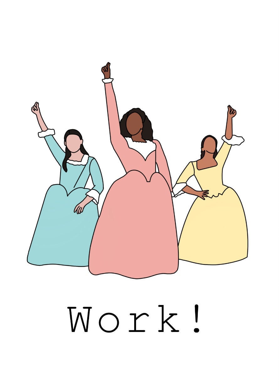 Hamilton Card 5x7 - Digital Download - Schuyler Sisters - Printable ...