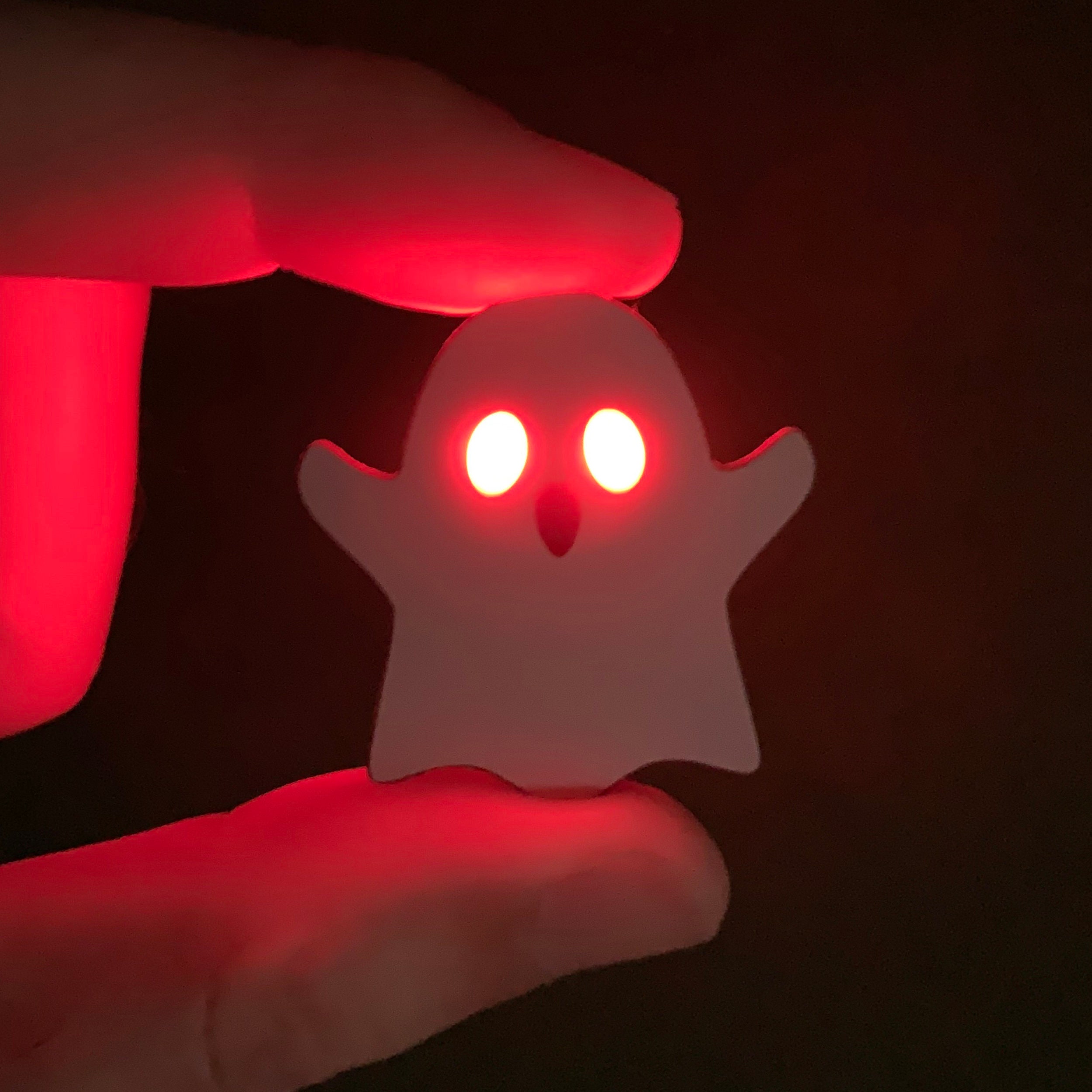 Electronic Ghost Pin Badge - Etsy