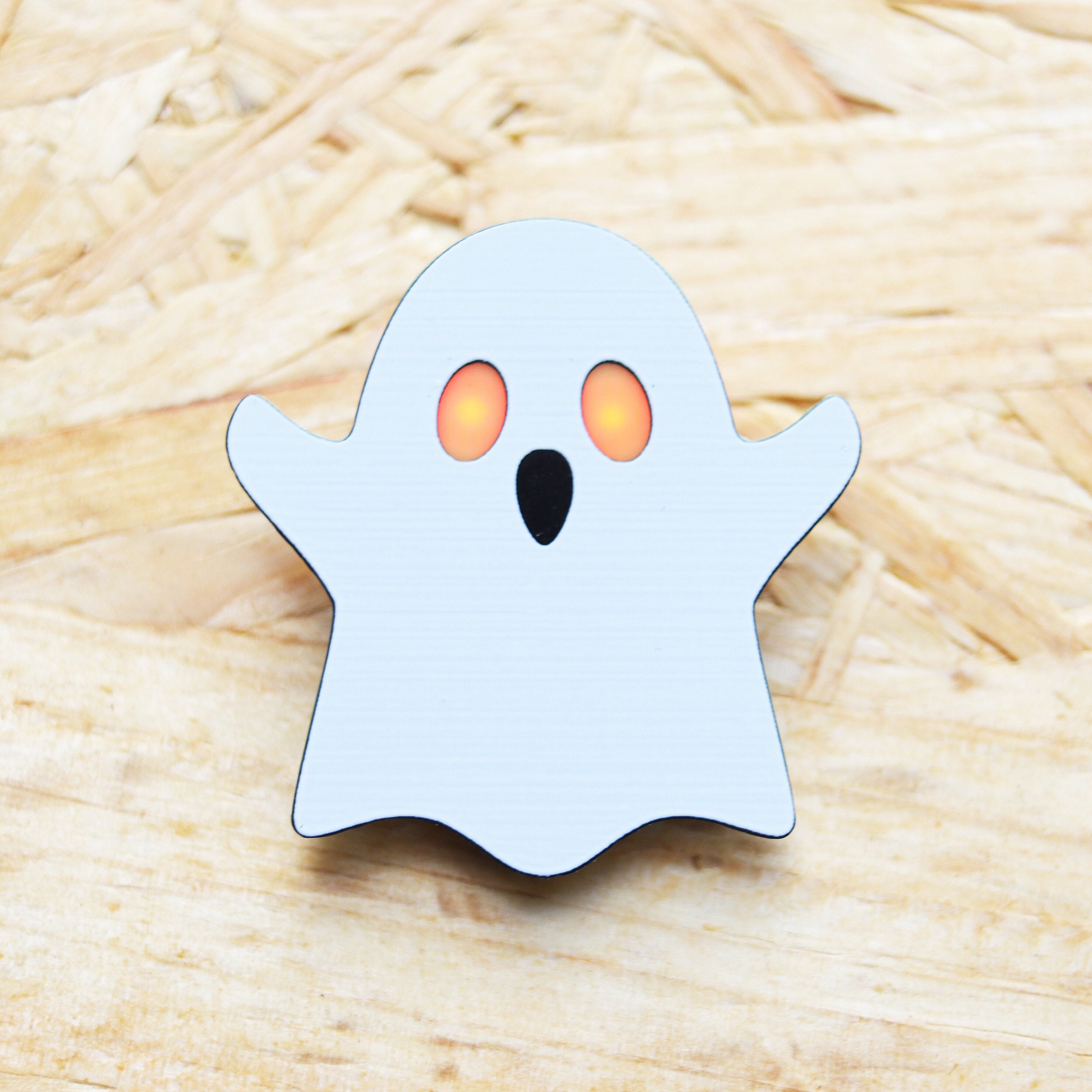 Electronic Ghost Pin Badge - Etsy