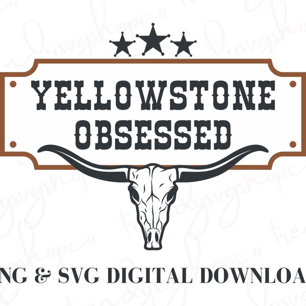 Yellowstone Svg - Etsy