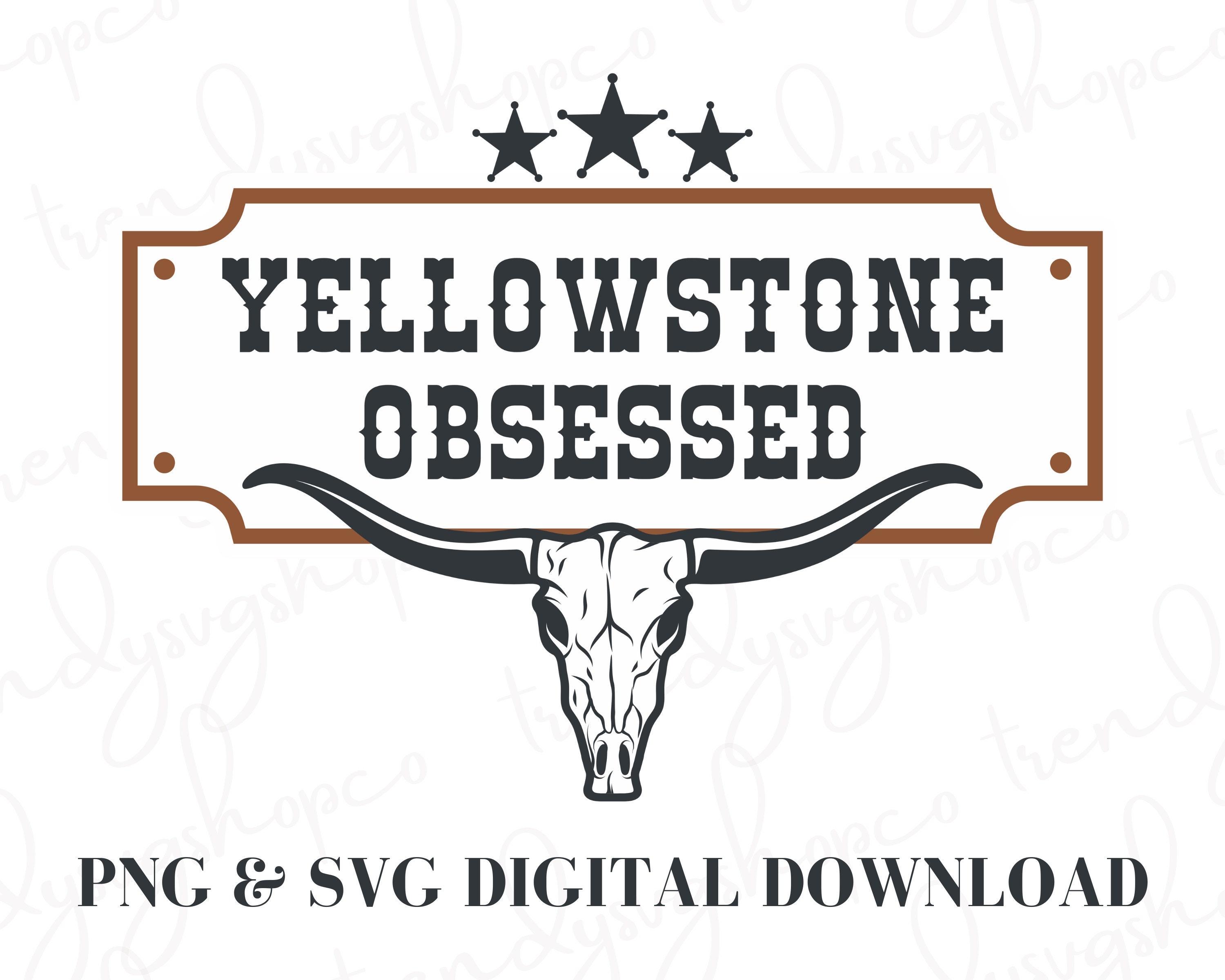 Yellowstone SVG, Yellowstone PNG, Dutton Ranch Svg, Cowboy Svg, Digital ...