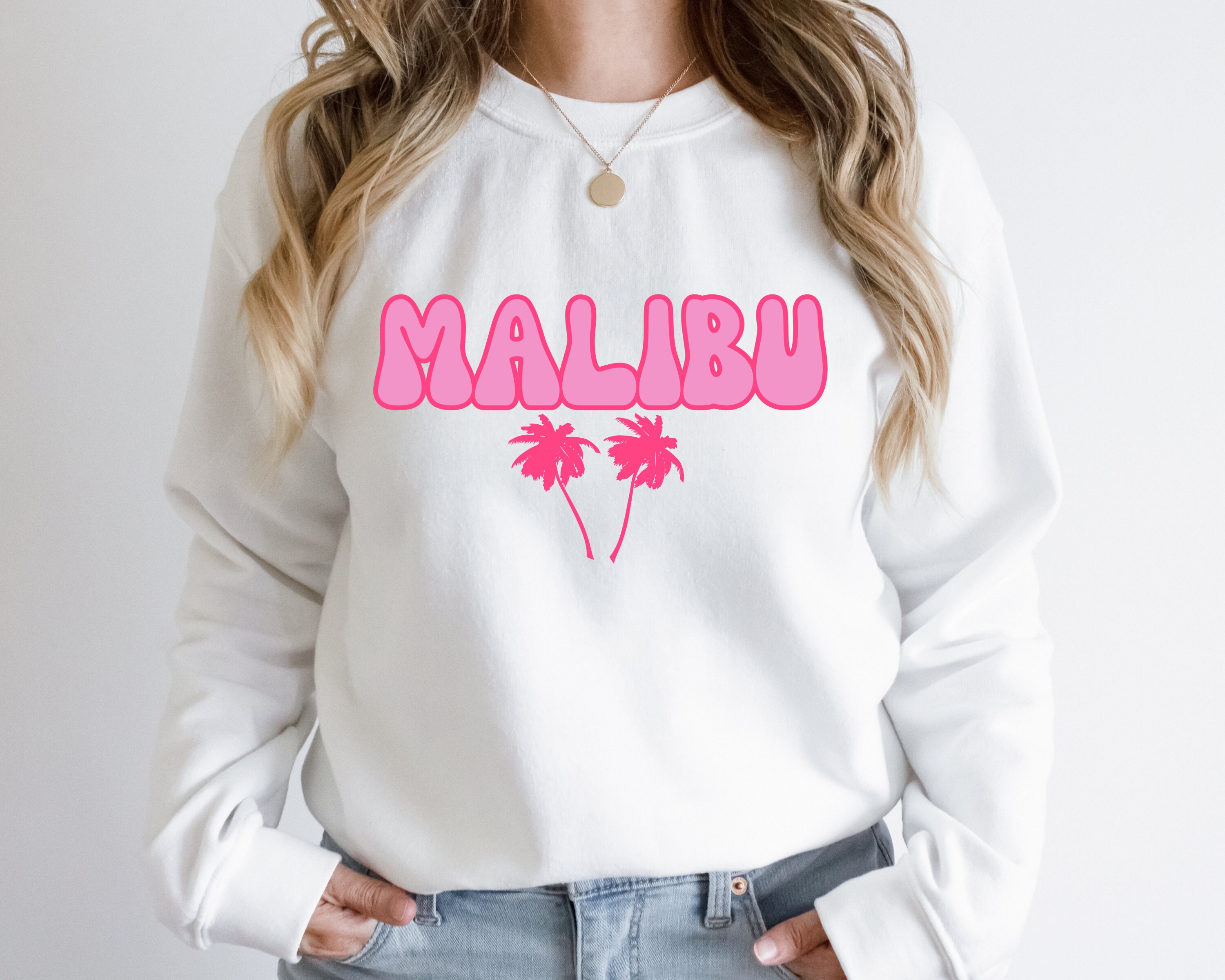 Malibu Trendy SVG PNG Malibu Sweatshirt Svg Retro SVG - Etsy