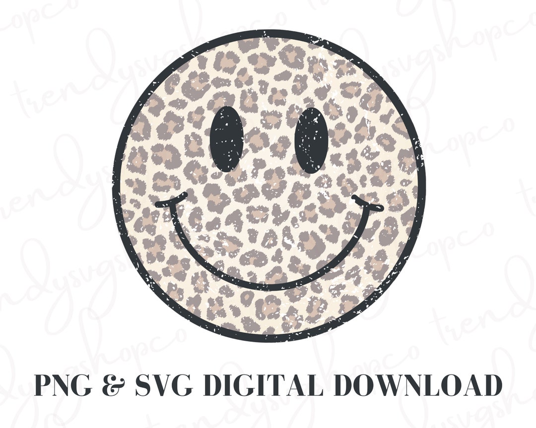 Smiley Face SVG PNG, Distressed Smiley Svg, Preppy Svg, SVG for Shirts ...
