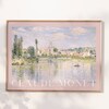 Monet Print, Pale Blue Wall Art, Claude Monet Poster, Classic Painting ...