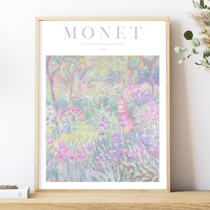 Set of 3 Monet Print, Monet Painting Gallery Wall Set, Lavender Gallery ...