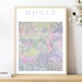 Set of 3 Monet Print, Monet Painting Gallery Wall Set, Lavender Gallery ...