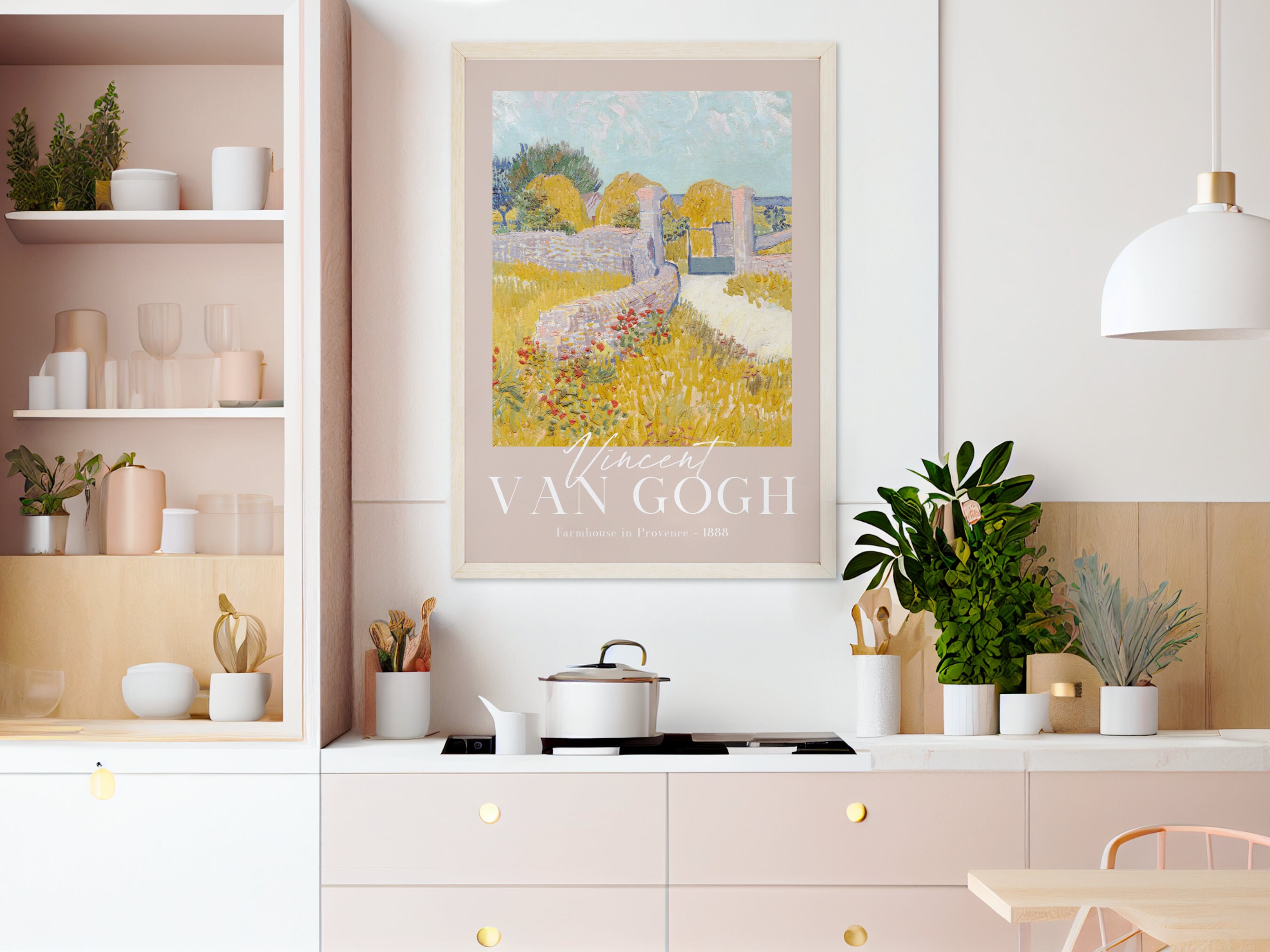 Set of 3 Van Gogh Print, Pastel Van Gogh Wall Art, Exhibition Poster ...