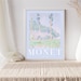 Monet Print, Pale Blue Wall Art, Claude Monet Poster, Classic Painting ...