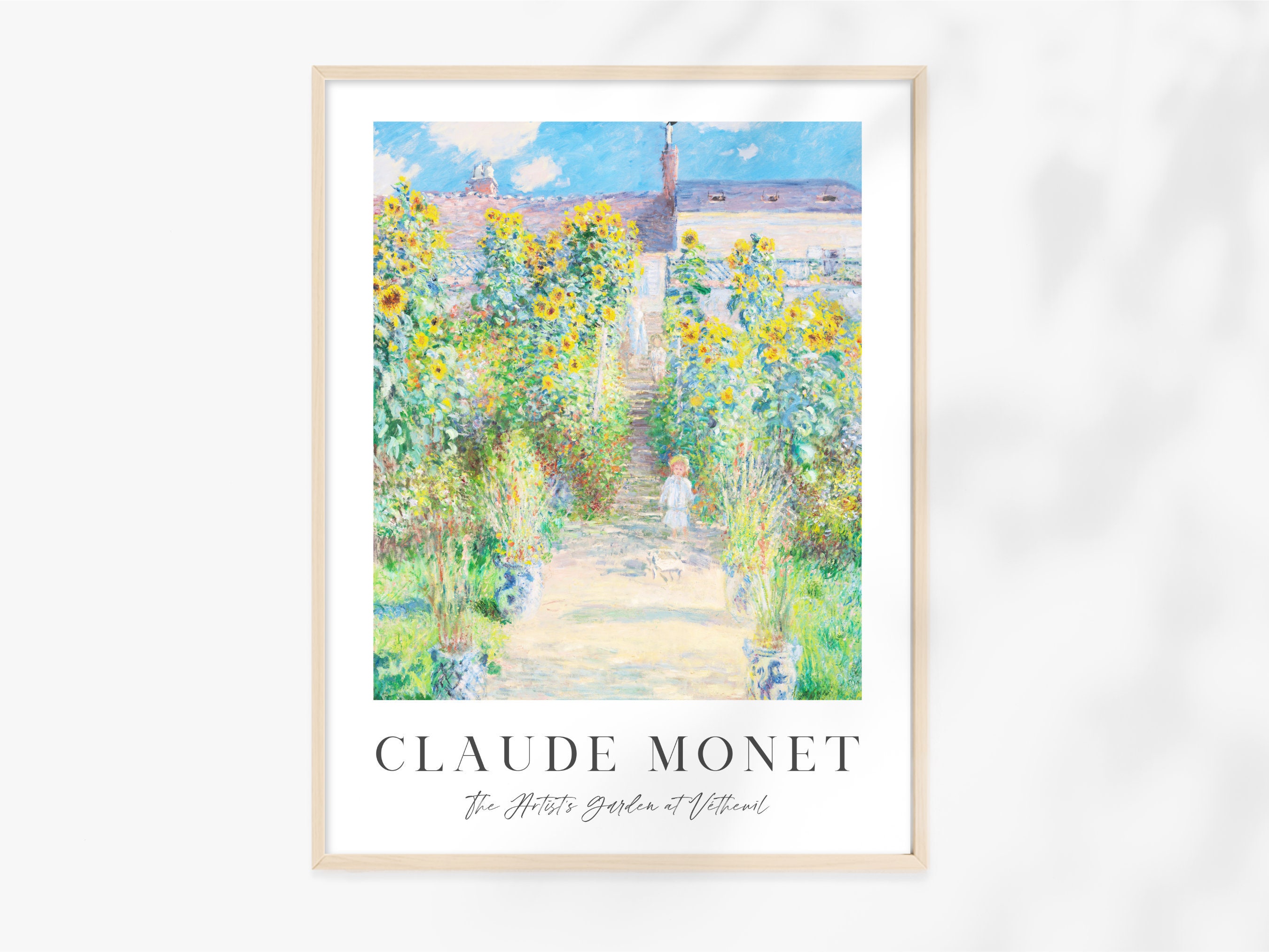 Claude Monet Print Digital Download, Sage Green Wall Art, Classic ...