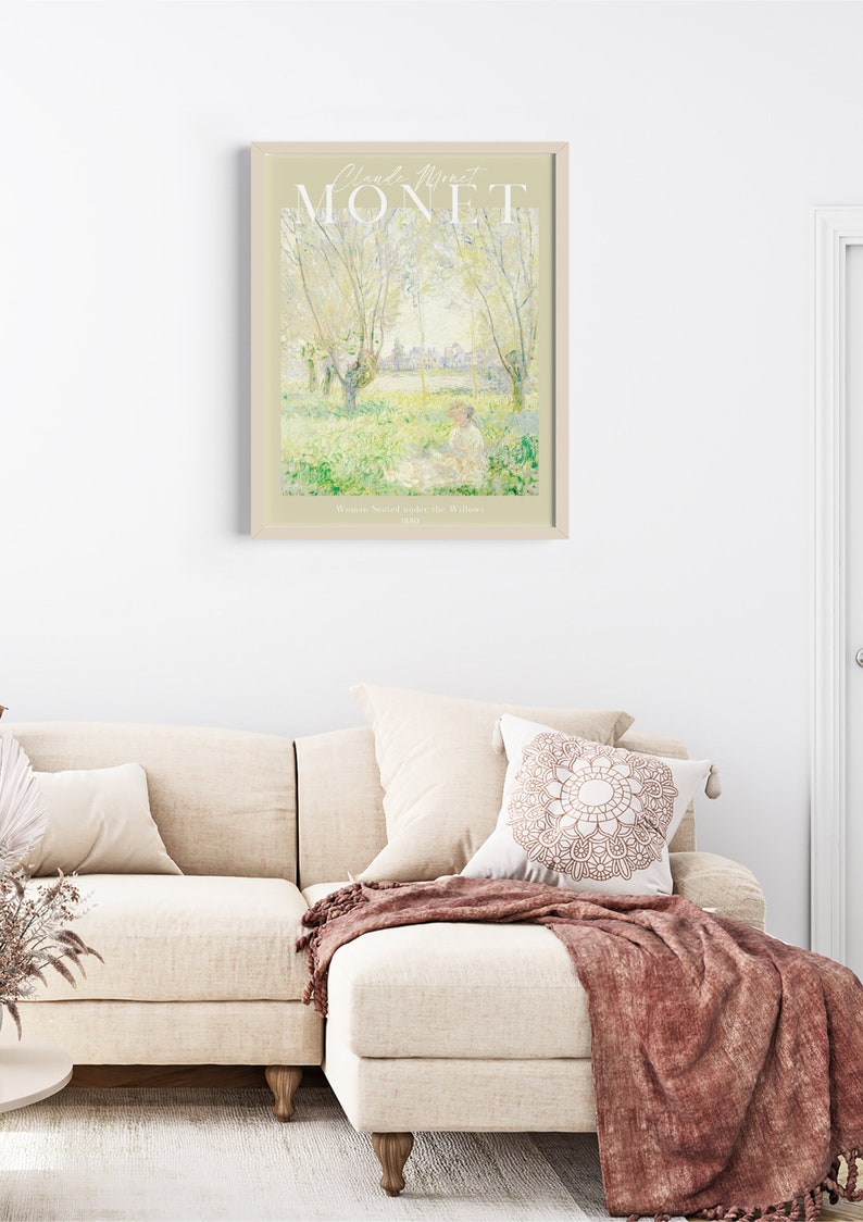 Monet Art Print, Pastel Art Print Gallery, Monet Poster, Vintage Print ...