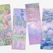 Monet Bookmark | Printable Bookmarks | Digital Download Bookmark ...