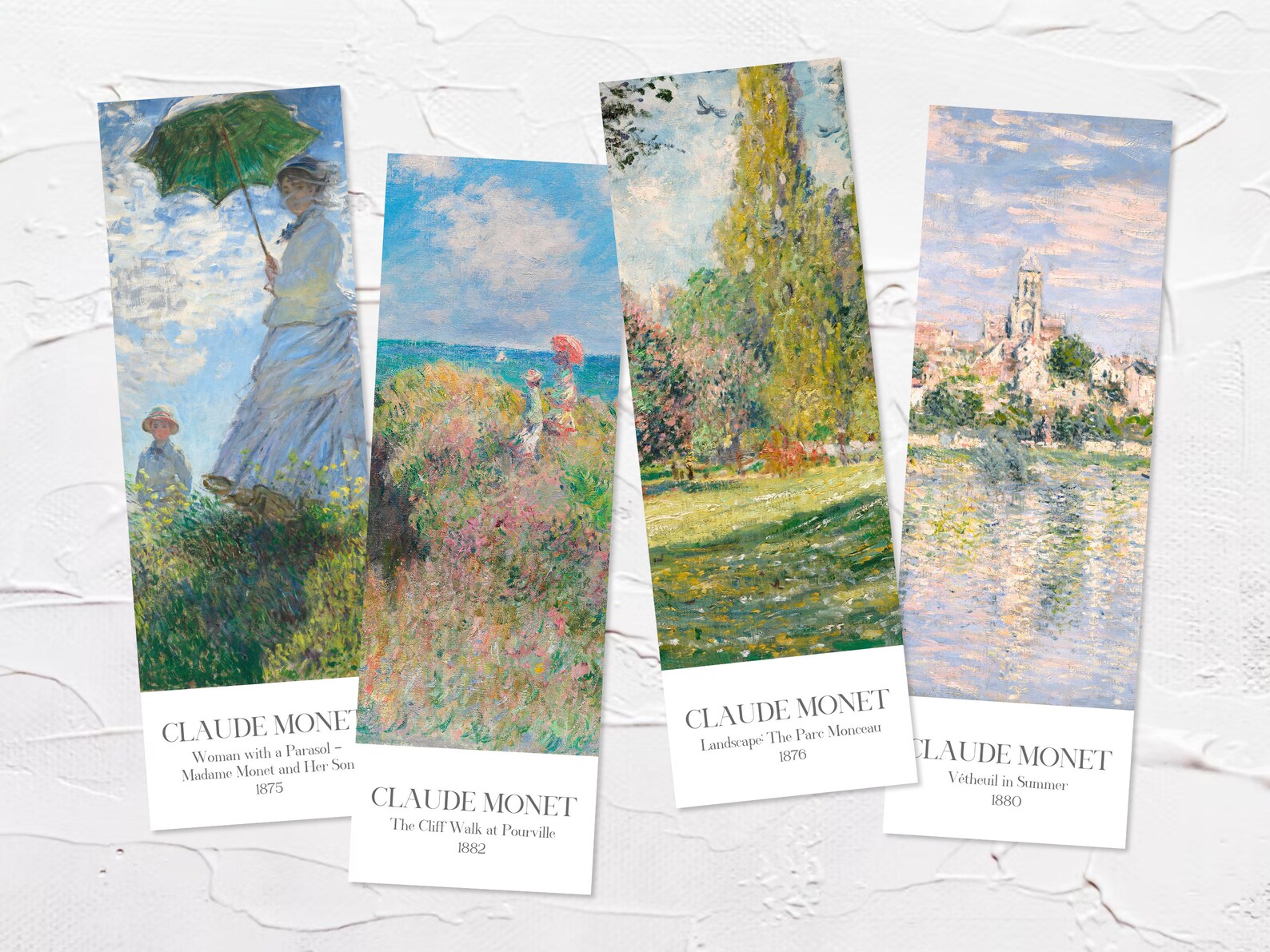 Monet Bookmark | Printable Bookmarks | Digital Download Bookmark ...