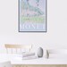 Monet Print, Pale Blue Wall Art, Claude Monet Poster, Classic Painting ...