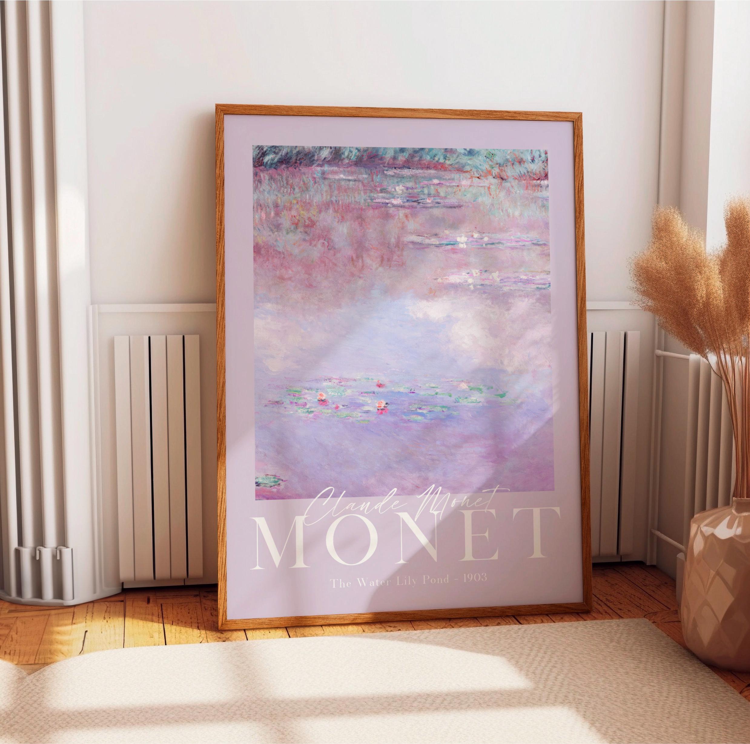 Monet Print Download, Pastel Lavender Monet Poster, Classic Painting ...