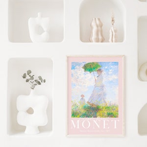 Monet Print Download, Pastel Pink Monet Poster, Classic Painting Poster ...