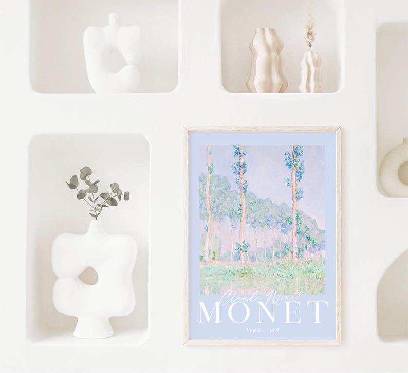Set of 3 Monet Print, Monet Gallery Wall Set, Pastel Art Print Gallery ...
