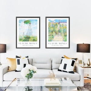 Set of 3 Monet Print Set, Monet Gallery Wall Set Classic Art Gallery ...