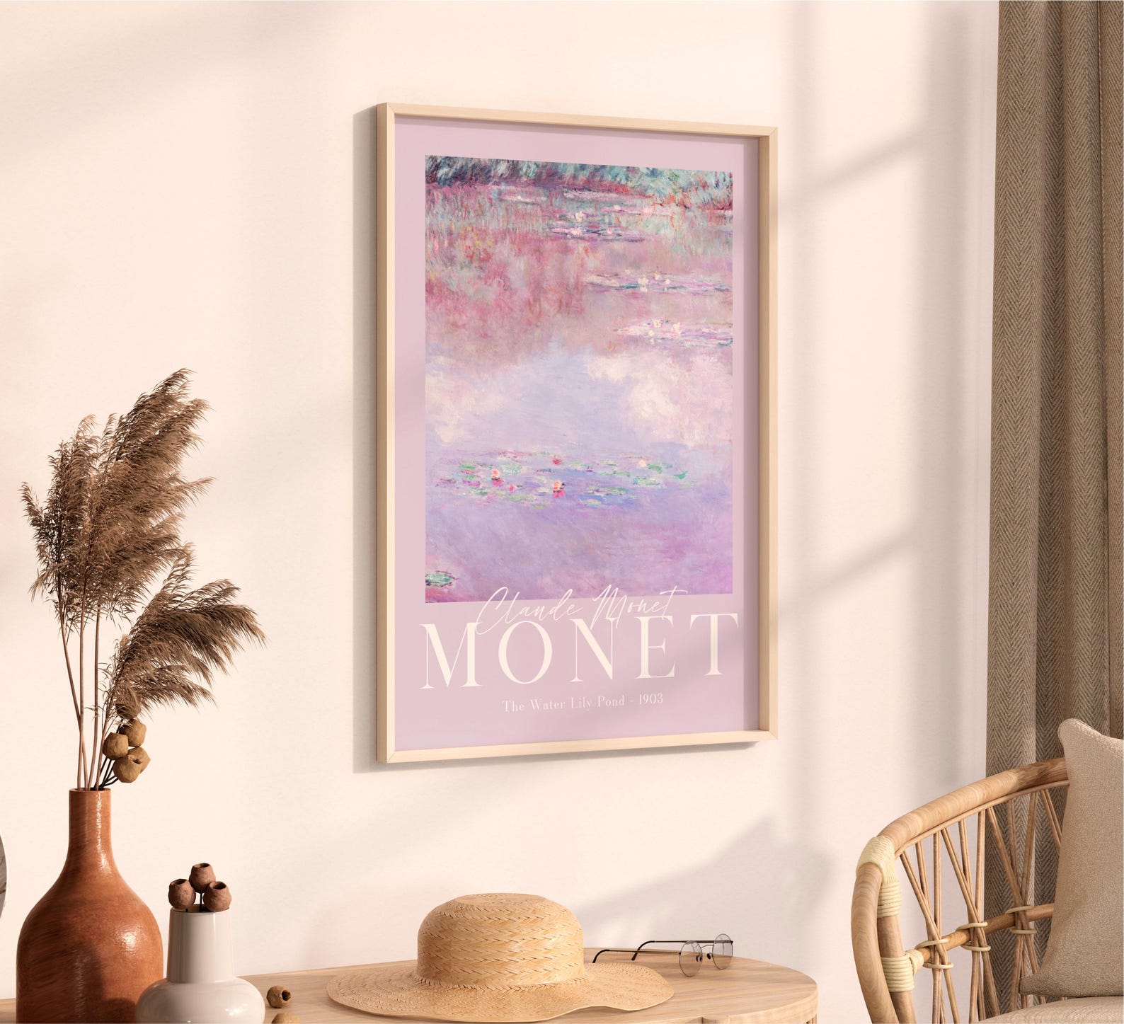 Monet Print Download, Pastel Lavender Monet Poster, Classic Painting ...