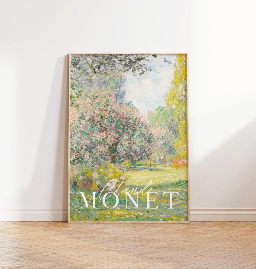 Monet Print, Monet Gallery Wall Set, Green Claude Monet Art Gallery ...