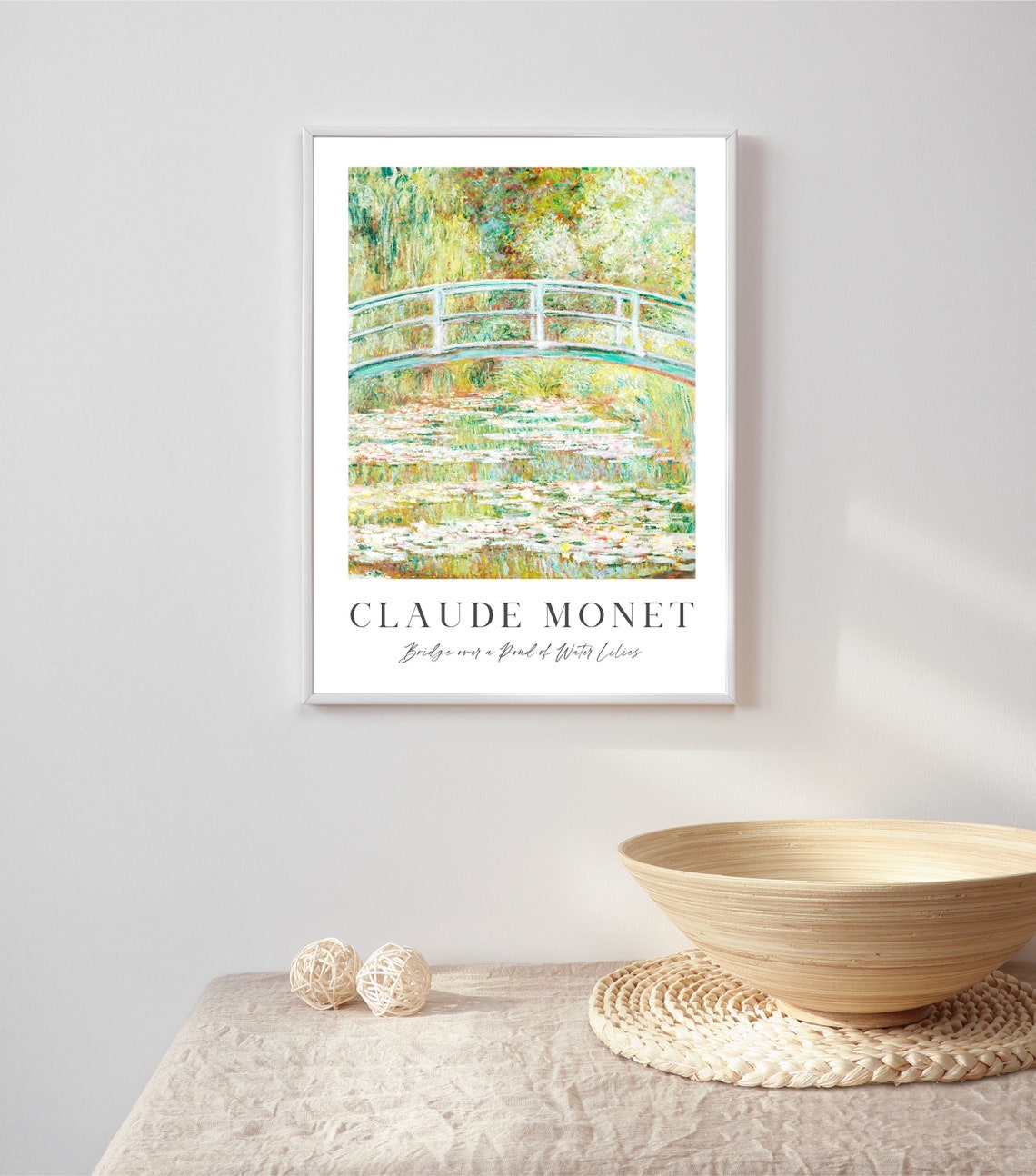 Claude Monet Print Download, Sage Green Wall Art, Classic Painting ...